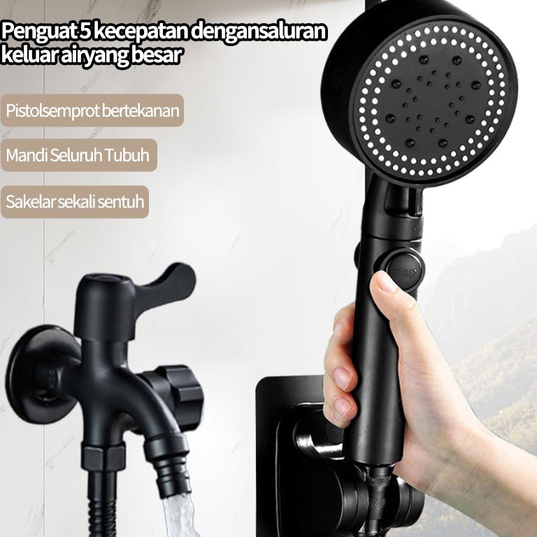 Jual Suplier1st Kepala Shower Mandi Premium Portabel dengan Selang Shower Kamar Mandi Portabel ...