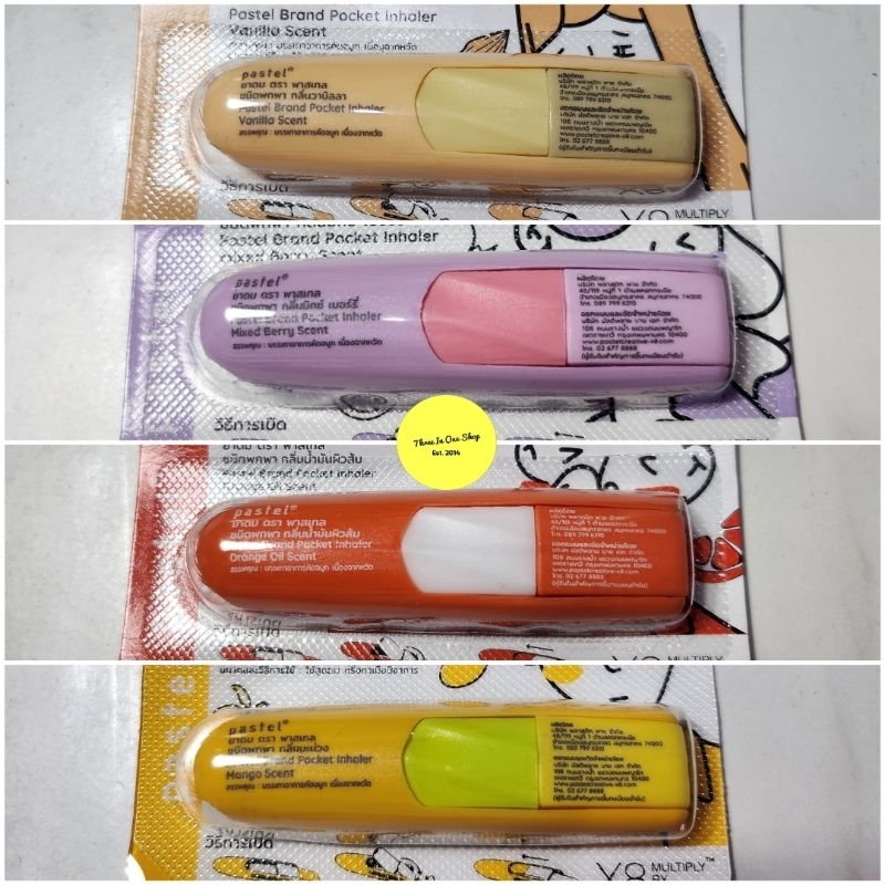 Jual [READY STOCK] Pastel Brand Inhaler Thailand Fruity Scent/Wangi ...
