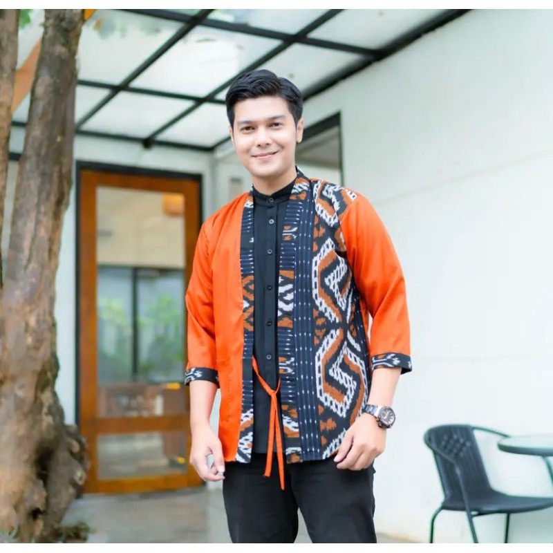 Jual Outer Tenun Troso Pria - Kimono - Kardigan Blazer Pria | Shopee ...