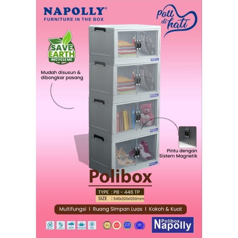 Jual Storage Box Plastik Portable Kotak Penyimpanan Susun Lipat Box ...