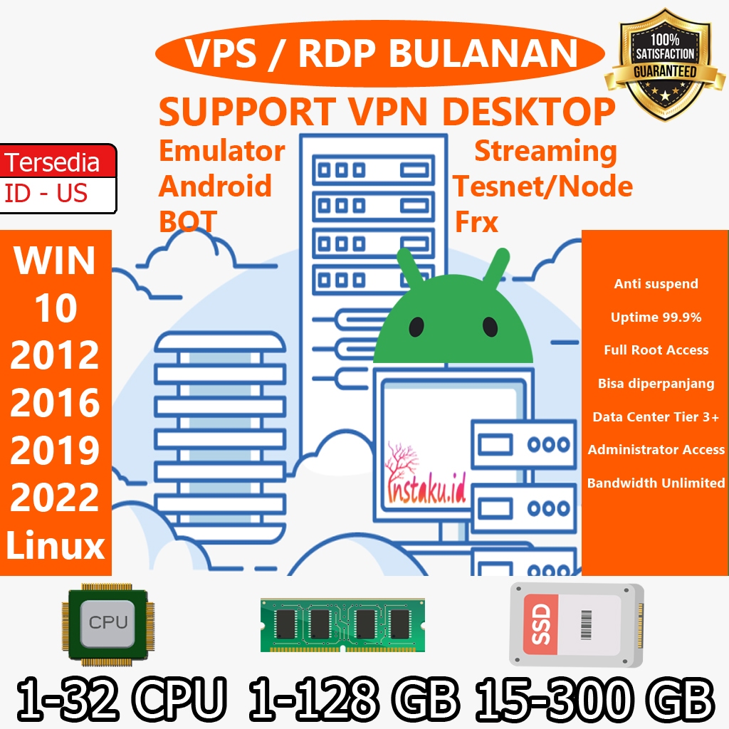 Jual RDP / VPS BULANAN BISA DIPERPANJANG IP SAMA | Shopee Indonesia