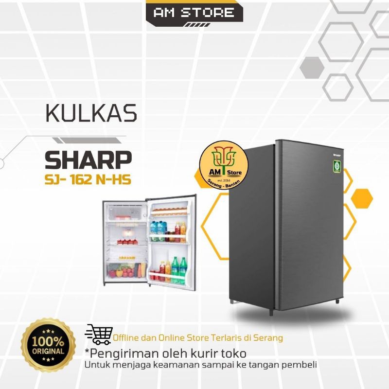 Jual Kulkas Sharp SJ-162 N-HS (1 Pintu) | Shopee Indonesia