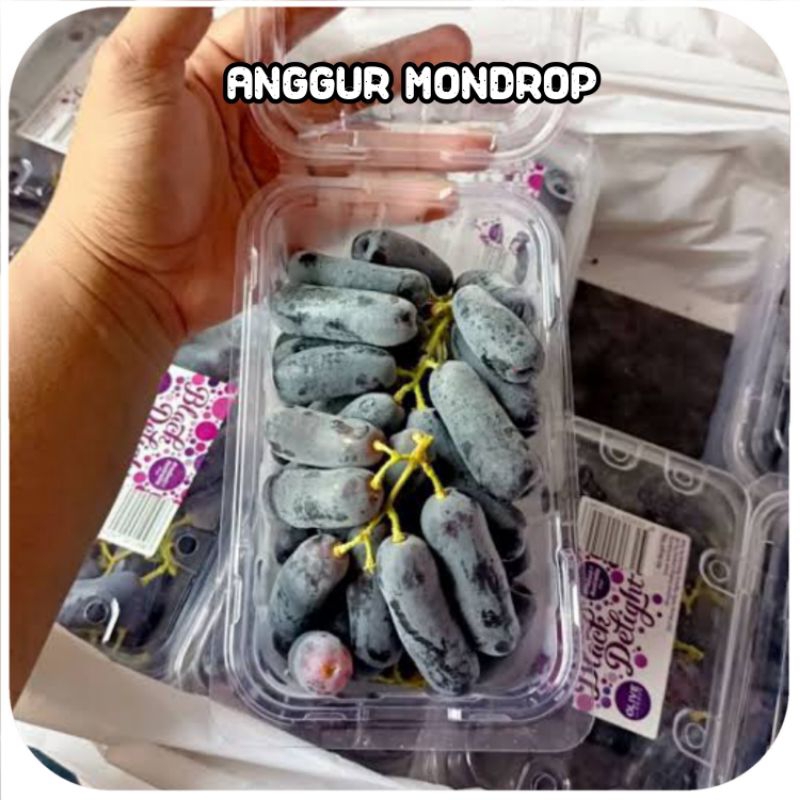 Jual Buah anggur Mondrop 500gr / Anggur jari / Anggur panjang sweet ...