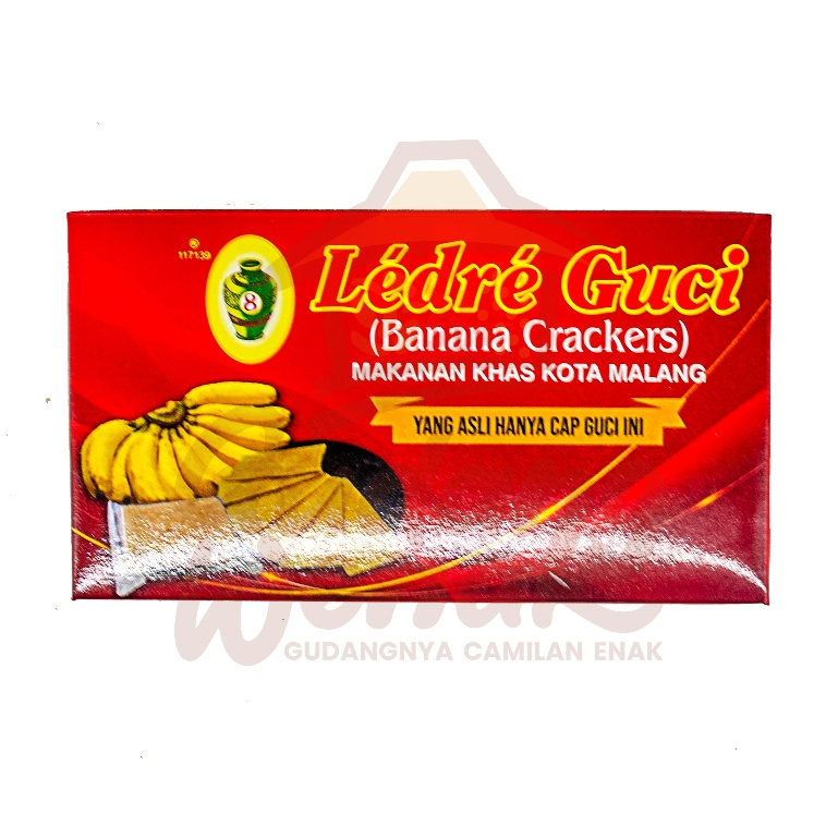 Jual Ledre Pisang Guci / Banana Crakers / Ledre Pisang Kecil Siap Makan ...