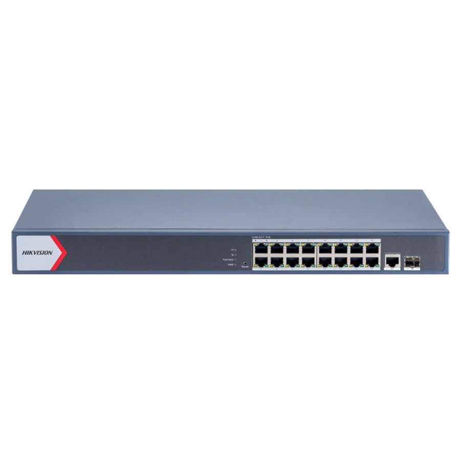 Jual Switch Hub PoE Hikvision 16+2 Port Smart Gigabit 230W DS-3E1518P ...