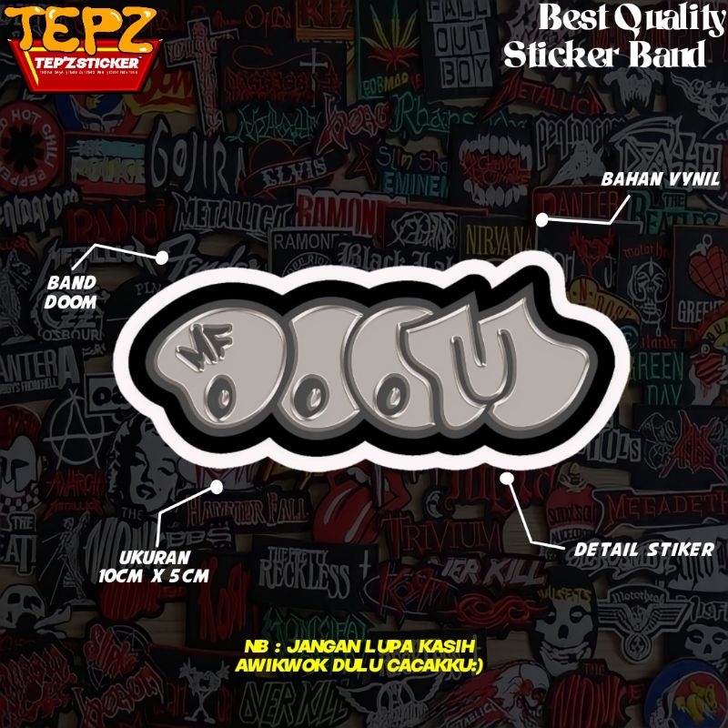 Jual STIKER STICKER (BAND DOOM) STIKER BAND|STIKER METAL|STIKER ...