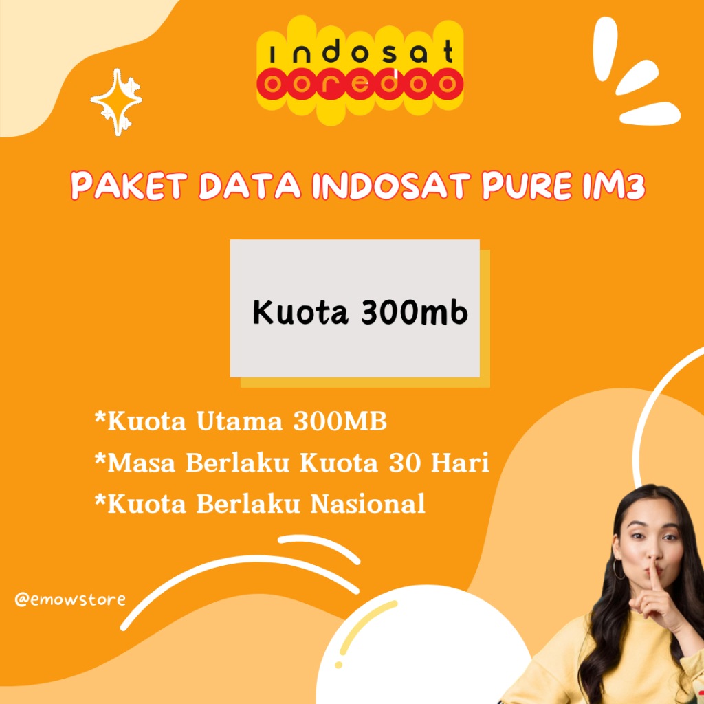 Jual Paket Data IM3 Kuota Indosat Mini 100MB 200MB 300MB 400MB 500MB 600MB 700MB 750MB 800MB 1GB ...