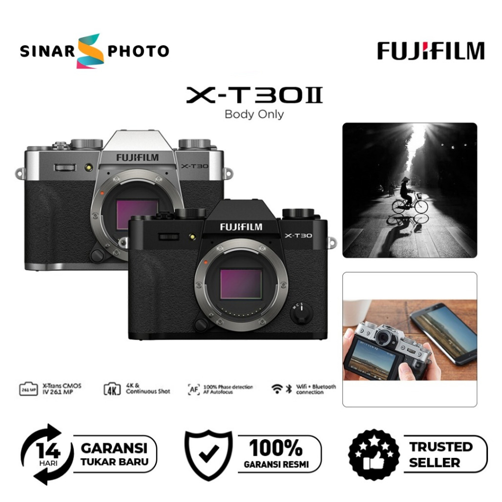 Jual Fujifilm X-T30 Mark II Kamera Fujifilm XT30 II Body Only - Garansi Resmi | Shopee Indonesia