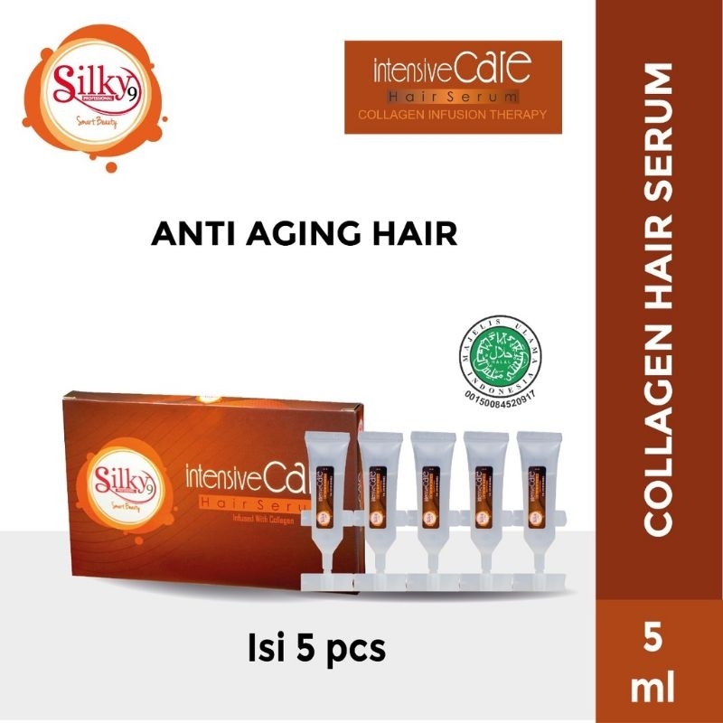 Jual SILKY9 INTENSIVECARE HAIR SERUM / 1C SERUM / COLLAGEN SERUM (1BOX ...
