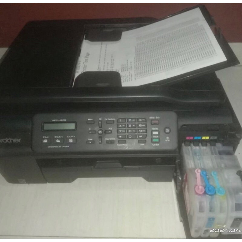 Jual Printer brother MFC-J200 print scan copy adf wifi | Shopee Indonesia