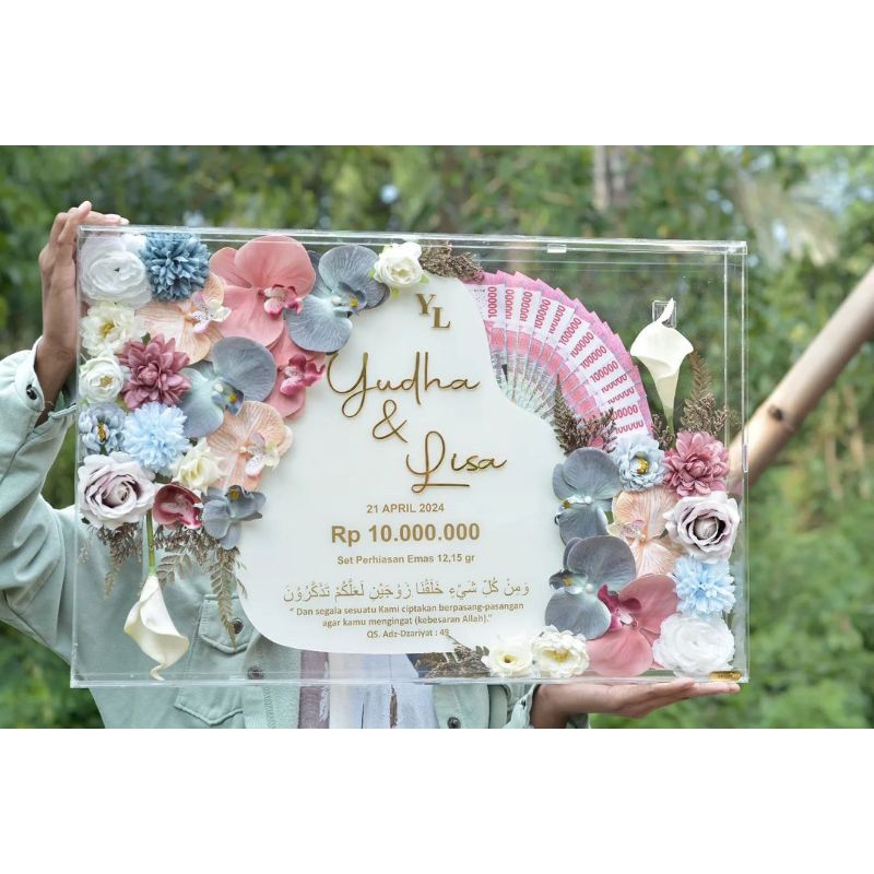 Jual Mahar murah full akrilik ukuran jumbo 40x50 cm free custom warna ...