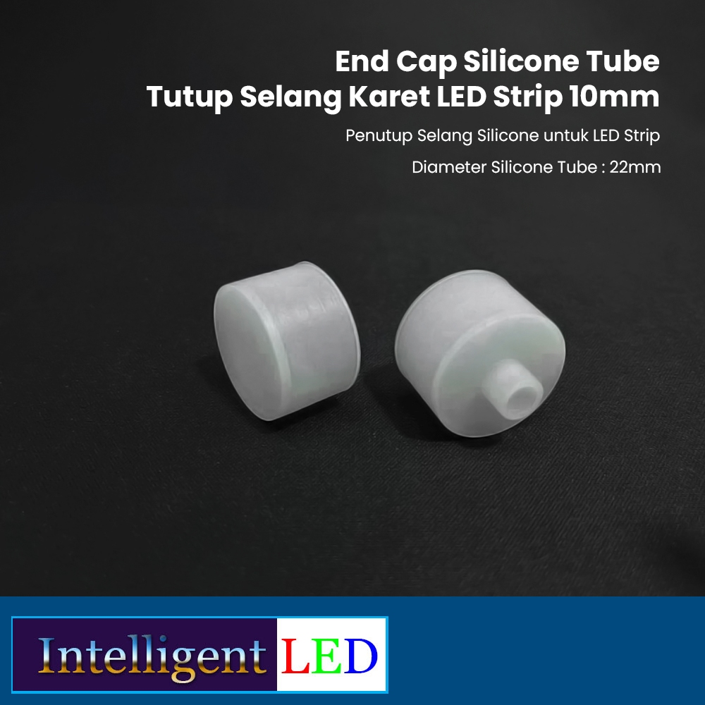Jual Tutup Selongsong 22mm Lingkaran Selang Karet Neon Flex LED Strip ...