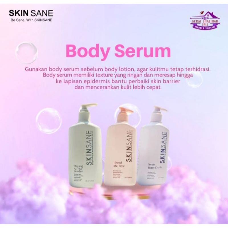 Jual SR12 BodyCare Skinsane Brightening&Moisturizing Body Serum by Omah ...