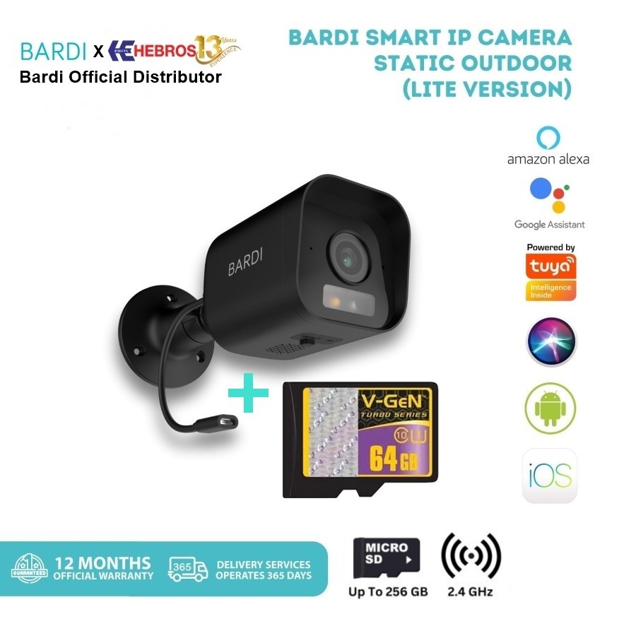 Jual BARDI Smart IP Camera Static Outdoor ( Lite Version ) | Shopee ...