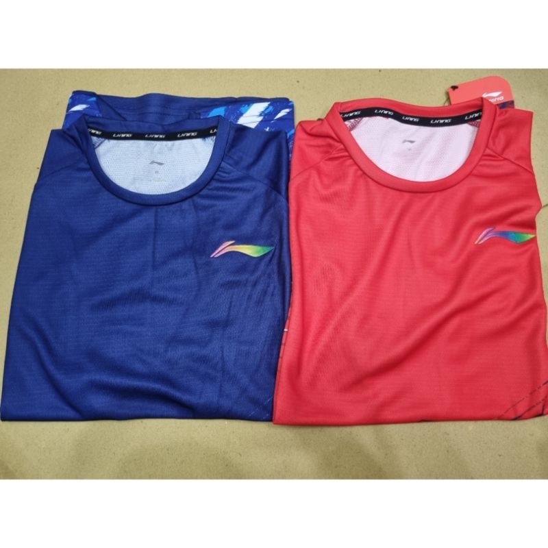 Jual Kaos Badminton Lining Original ATSU-791 | Shopee Indonesia