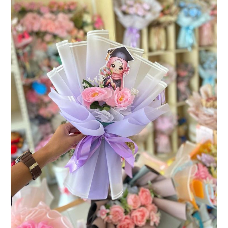 Jual part 3 Buket wisuda topper ukuran kecil BUKET BONEKA - BUKET ...