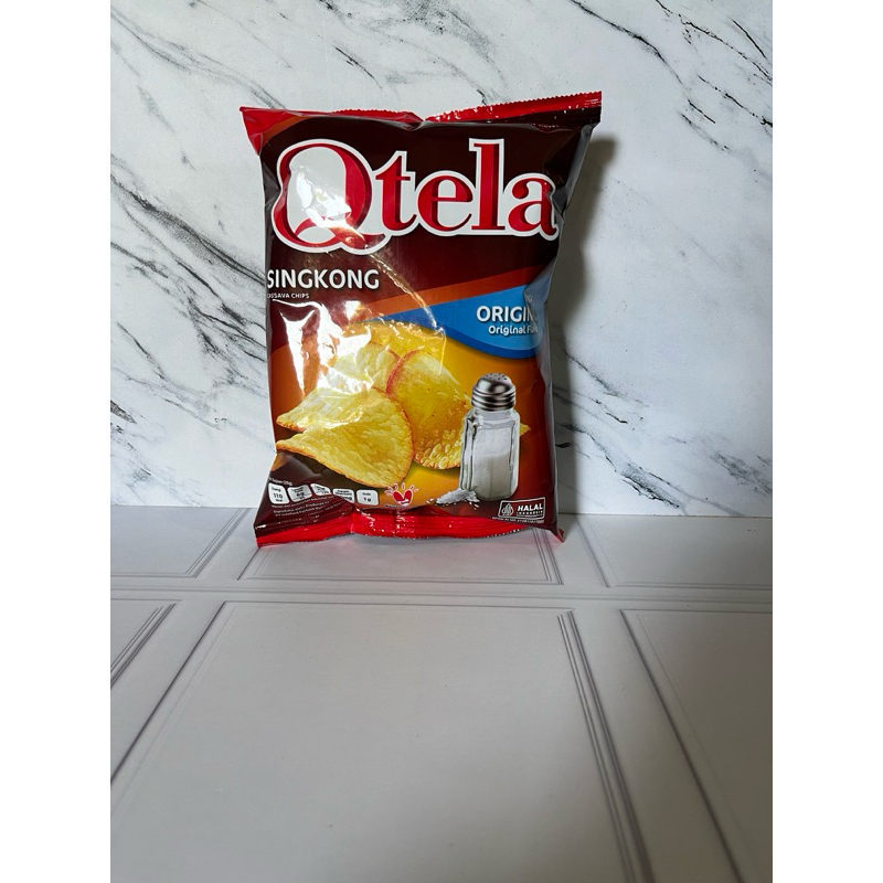 Jual QTELA SINGKONG CASSAVA CHIPS RASA ORIGINAL | Shopee Indonesia