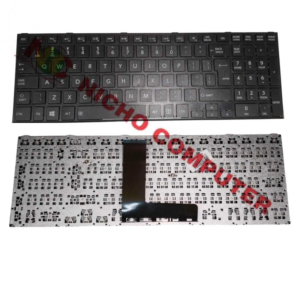 Jual KEYBOARD TOSHIBA C55-B C50-B C55-B C50D-B C55D-B Seri SERIES ...