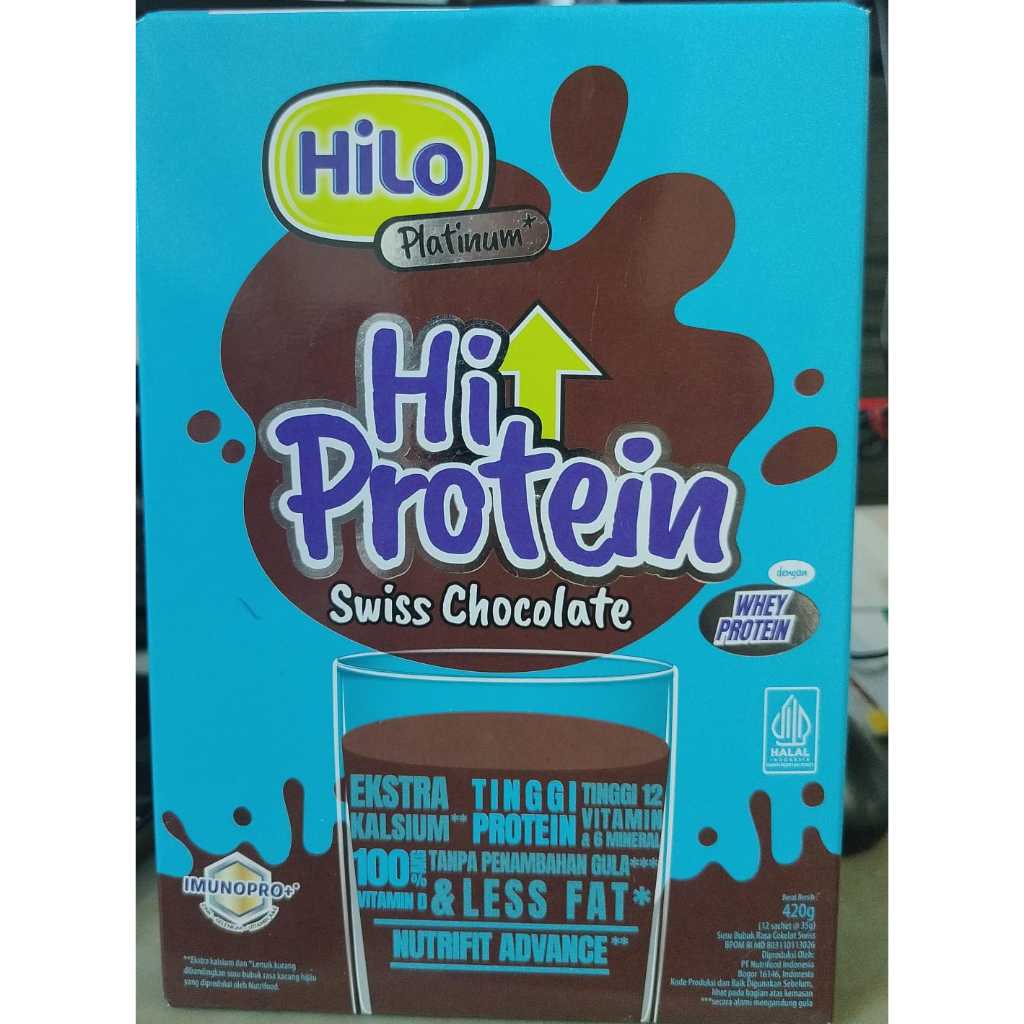 Jual HiLo Hi Platinum Swiss Chocolate 420g - Susu Tinggi Kalsium ...