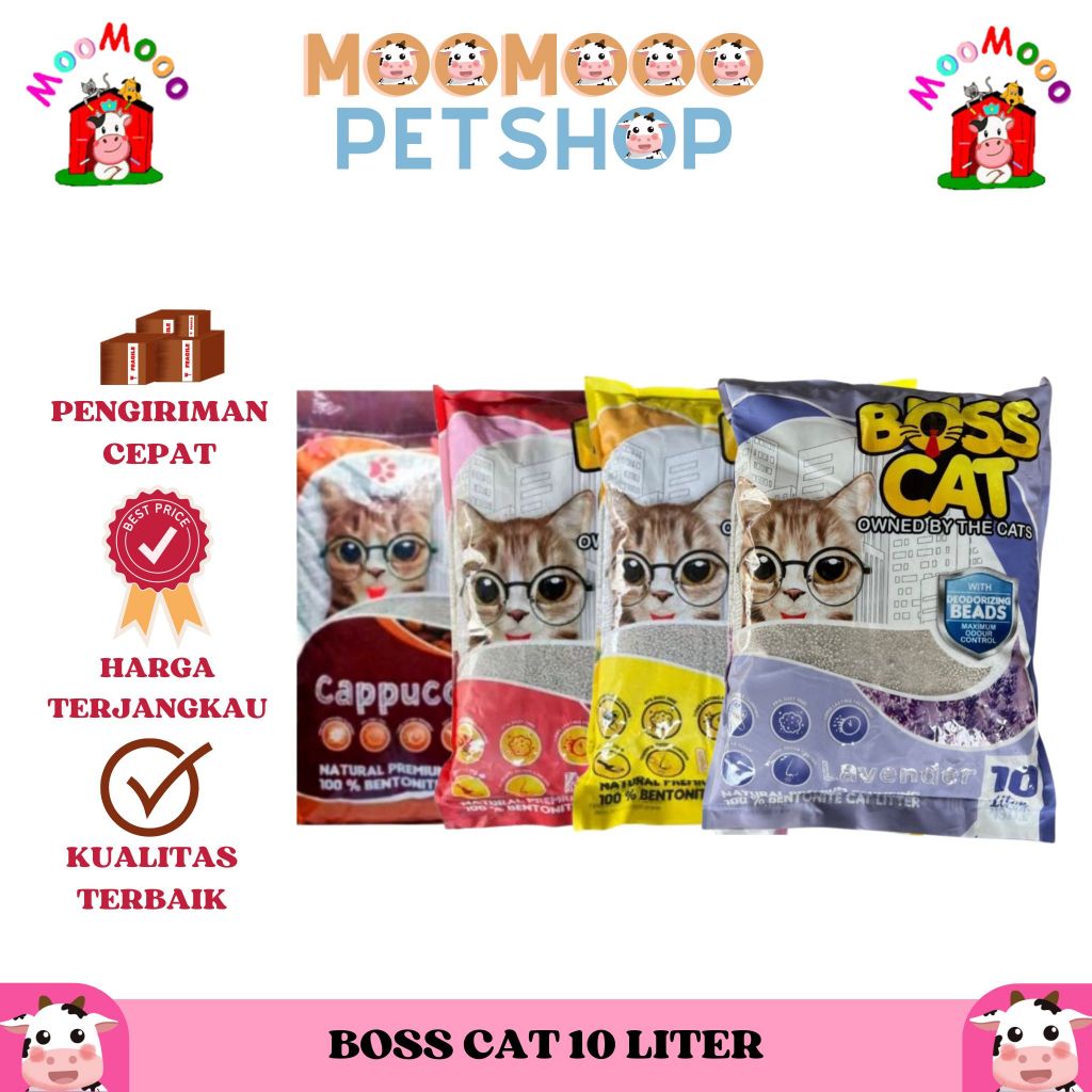 Jual BOSS CAT PASIR GUMPAL10 LITER | Shopee Indonesia