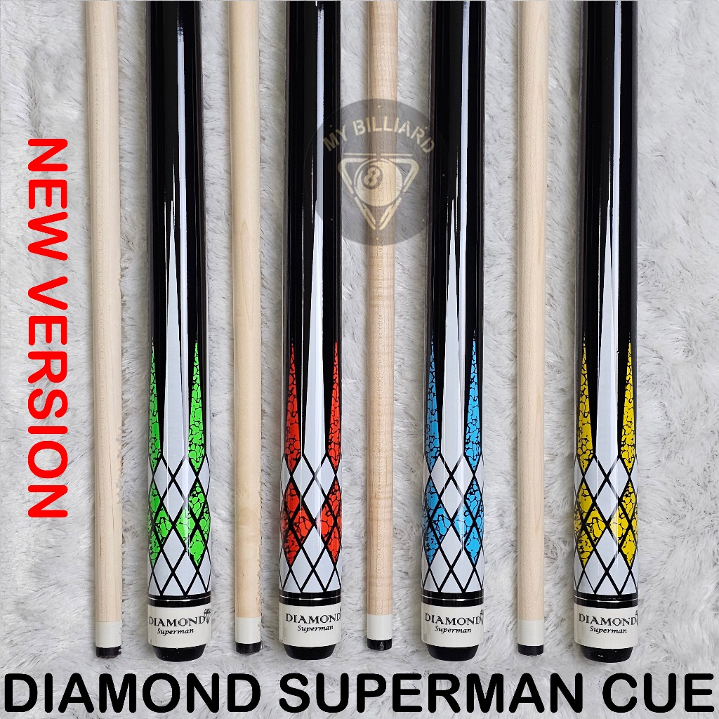 Jual Diamond Superman Cue V2 Billiard Stick - Version 2 New Stik ...