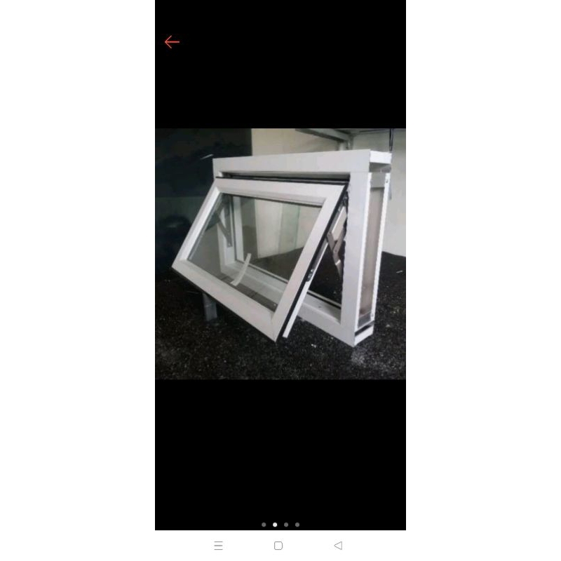 Jual kusen + jendela bovenli aluminium T40 L60 lengkap bisa regues ...