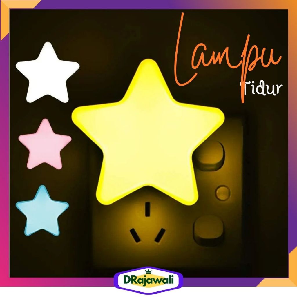 Jual Lampu Led Tidur Berbentuk Bintang Minimalis Cahaya Putih Kuning ...