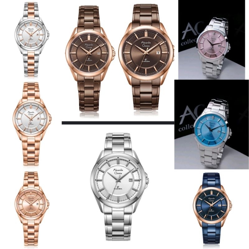 Jual Jam Tangan Rante Alexandre Christie AC8675 / AC 8675 Original ...