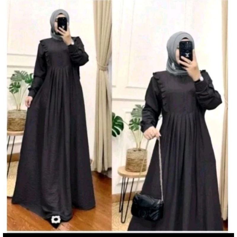 Jual GAMIS CANDI DUYUNG CRINKLE AIRFLOW BUSUI LD 110 cm PANJANG 135 cm ...