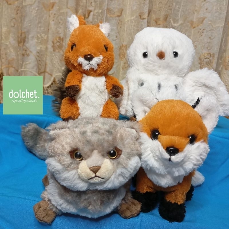 Jual Boneka Tupai Burung Hantu Owl Kucing Manul Pallas Cat Rubah Fox ...