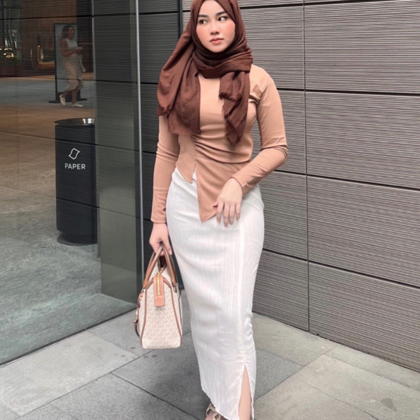 Jual ocha.store1 - Rok Span Lady Crush / Lily Skrt / Rok Korea / Rok Belah Samping ( REAL PICT ...