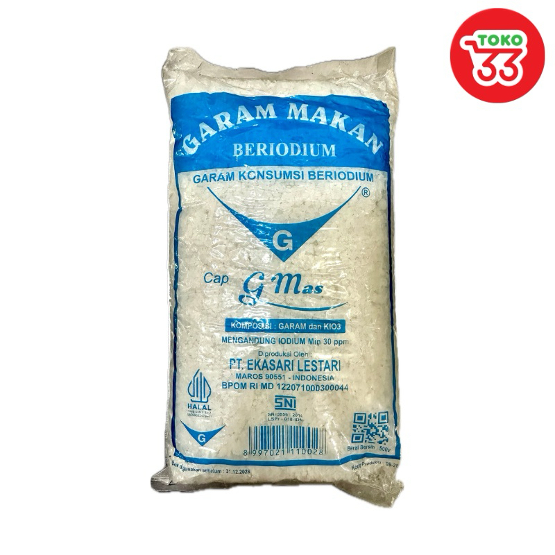 Jual Garam Kasar Gmas 500gr | Shopee Indonesia