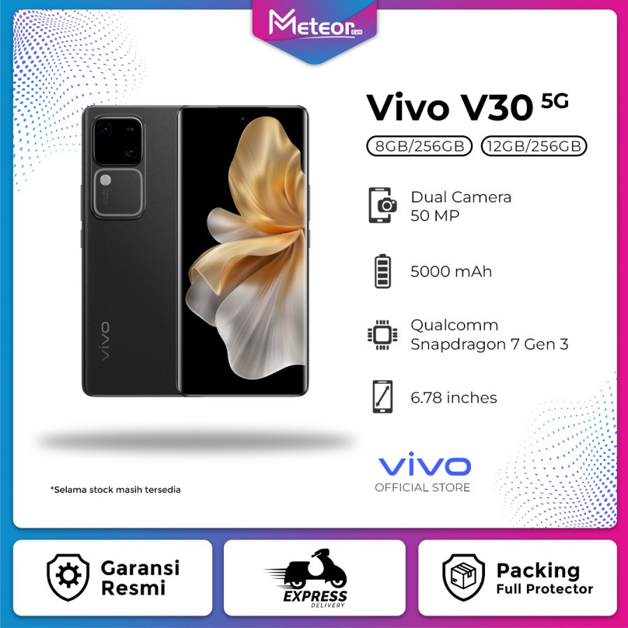 Jual Vivo V30 5G 8/256 GB Garansi Resmi Vivo (INSTAN) | Shopee Indonesia