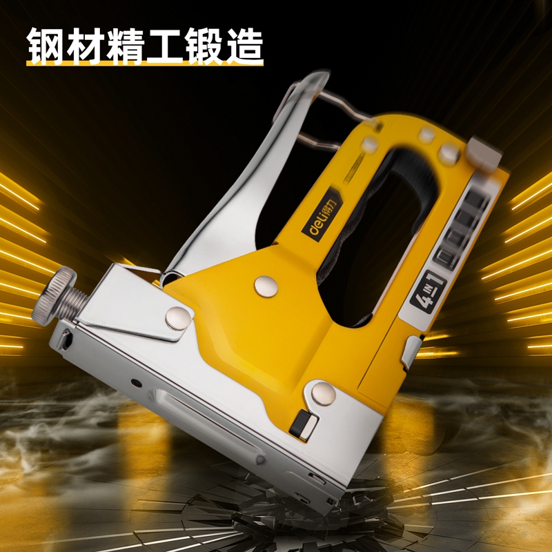 Jual Deli Tools Staples Tembak / Stapler Gun Tacker 4 in 1 DL238004 ...