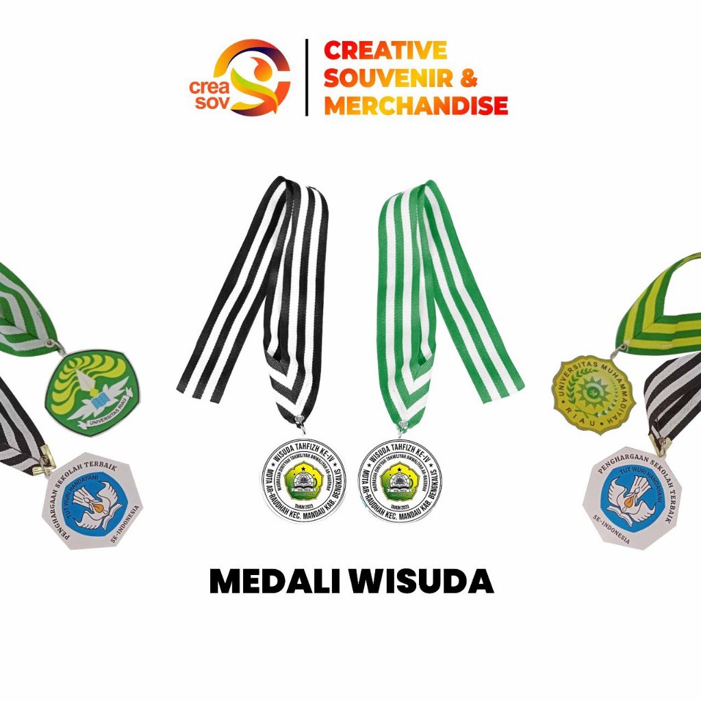 Jual Creasov Medali Wisuda Medali Akrilik 6,5 cm Custom Medali Akrilik, Medali Akrilik Wisuda ...