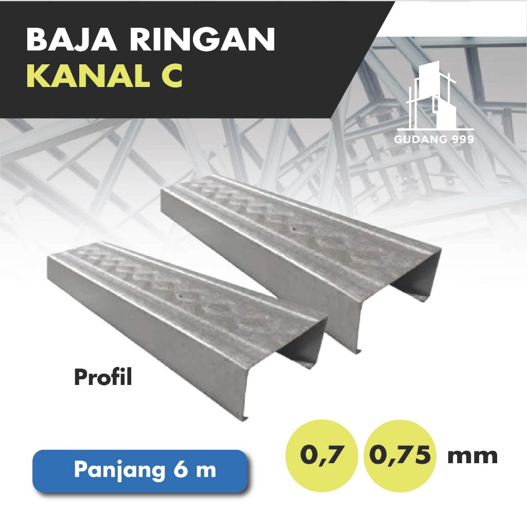 Jual BAJA RINGAN / VARIAN / CANAL C / TRUSS / C 75 / SNI REAL | Shopee ...