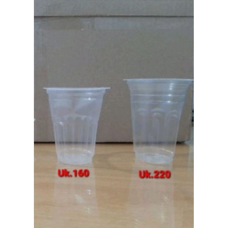 Jual GELAS PLASTIK AQUA / GELAS CUP KOPI /GLAS ES KUWUT ISI 50PCS | Shopee Indonesia