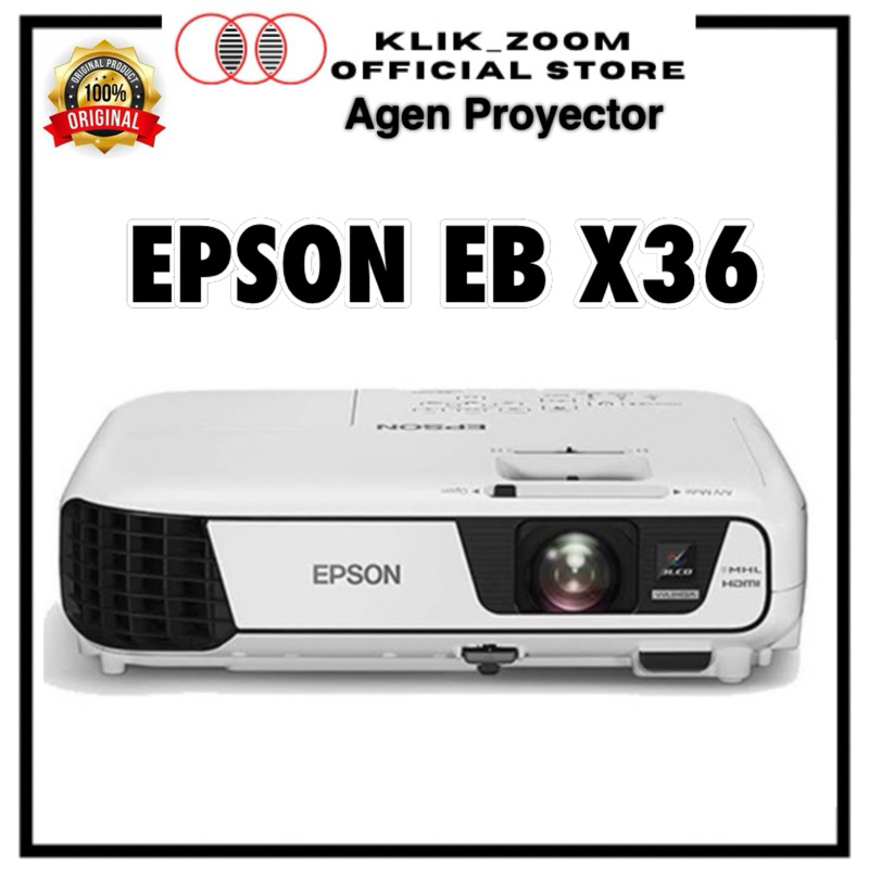 Jual PROYECTOR EPSON EB X36 ORIGINAL | Shopee Indonesia