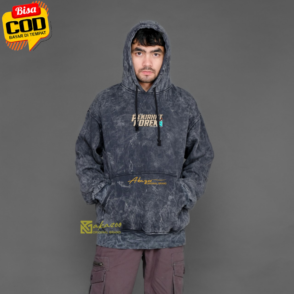 Jual akazoo sweater cowok distro sandwash terbaru 2024 PENJAHAT KOREK ...