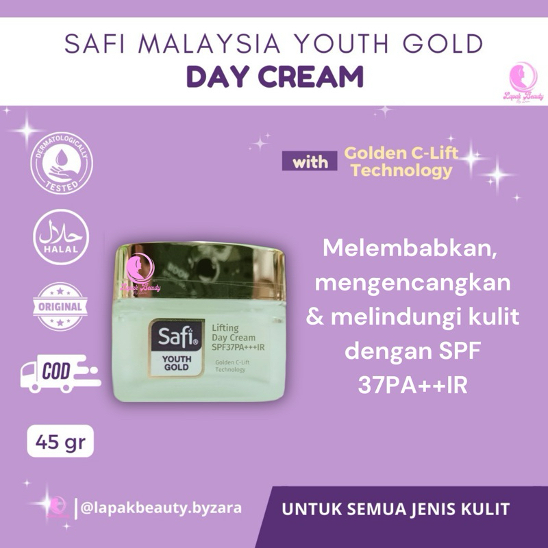 Jual Safi Day Cream Pelembab Pencerah Wajah Cream Siang SPF 37 ...