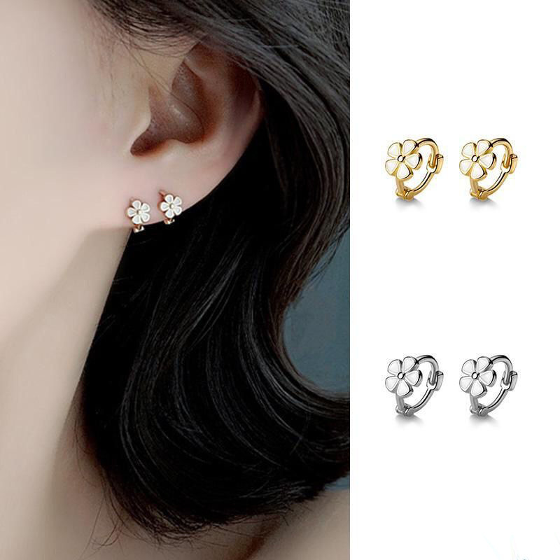 Jual Anting Bunga Daisy Anting Hoop Retro Mini AT679 | Shopee Indonesia