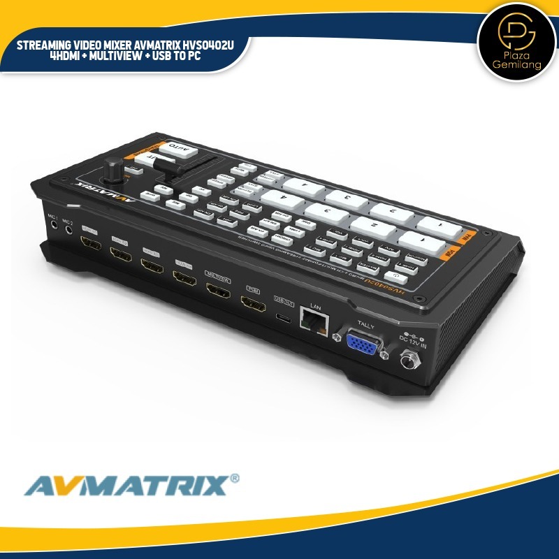 Jual Streaming Video Mixer AVMATRIX HVS0402U 4HDMI + Multiview + USB to PC | Shopee Indonesia