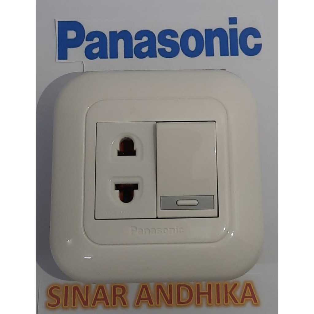 Jual SAKLAR + STOP KONTAK UNIVERSAL PUTIH PANASONIC WEJ 78029 3119 ...