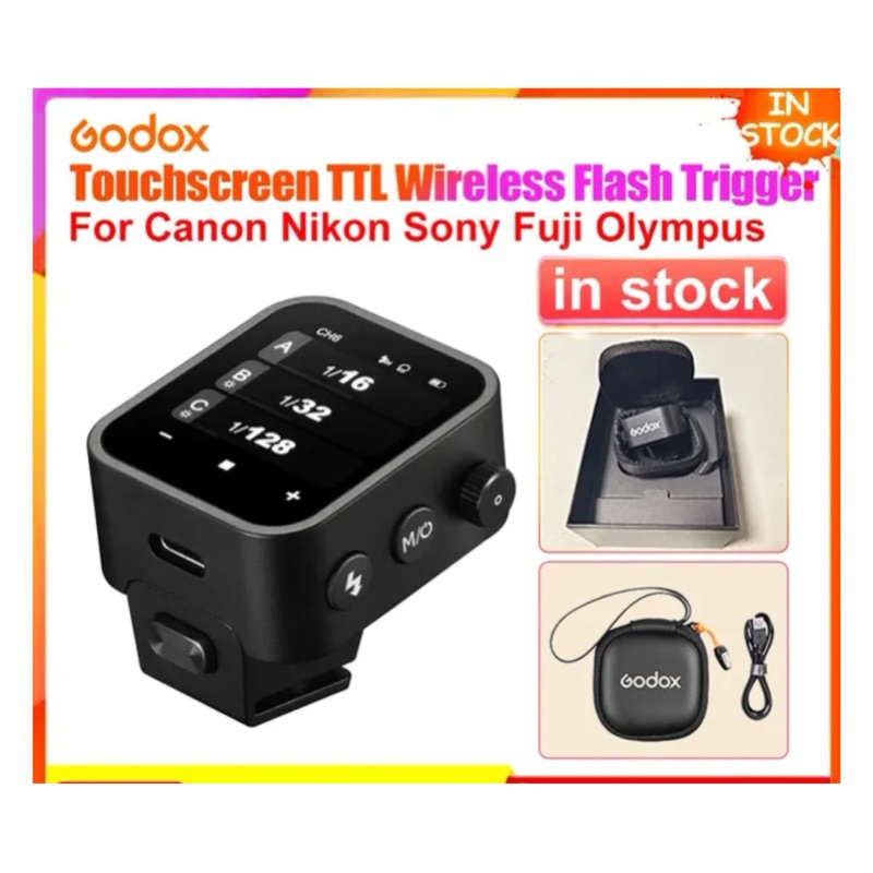 Jual Godox X3 PRO Nano TTL Sony Canon Wireless Flash Trigger x 3 Flashe ...