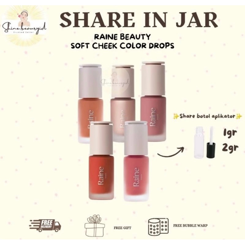 Jual Raine Beauty Soft Cheek Color Drops liquid blush /Raine beauty ...