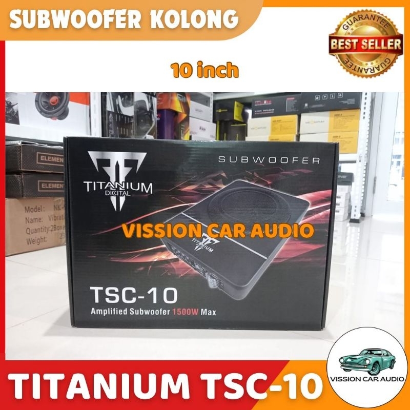 Jual SUBWOOFER KOLONG JOK TITANIUM TSC 10 10INCH | Shopee Indonesia