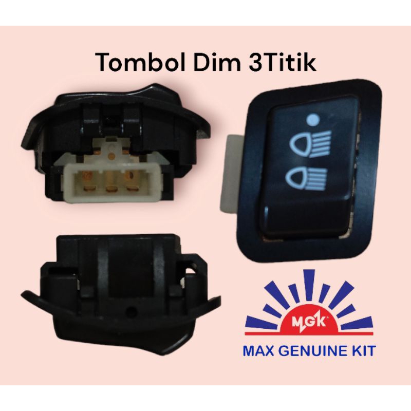 Jual tombol dim 3 titik beat f1 - blade - revo abs - vario f1 / 3 ...