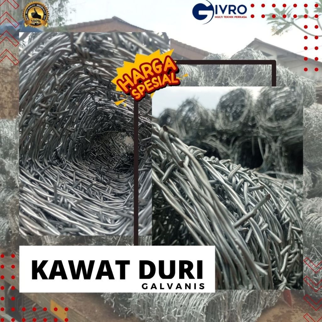 Jual KAWAT DURI TAJAM / KAWAT PENGAMAN / KAWAT RUMAH / KAWAT ANTI MALING / KAWAT ANTI KARAT ...
