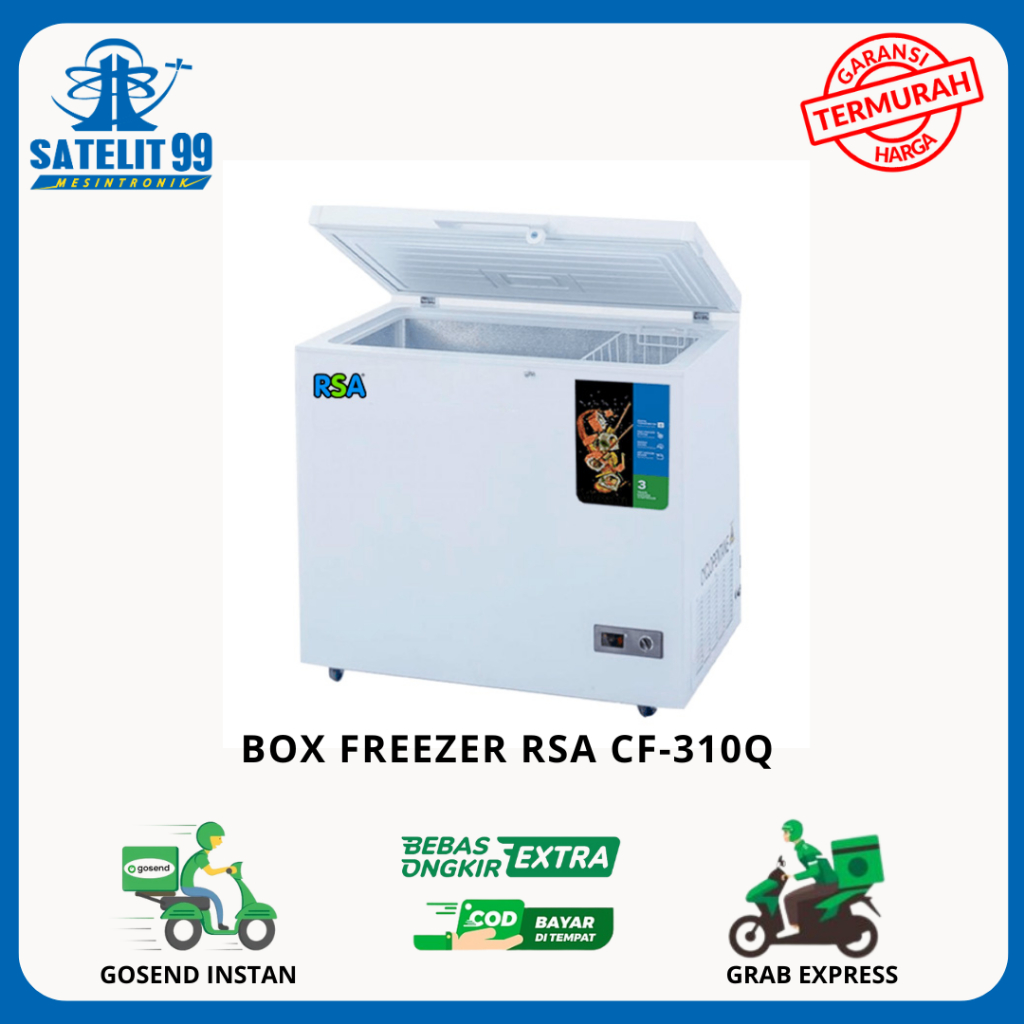 Jual CHEST FREEZER / BOX FREEZER 310 Liter RSA CF-310 | Shopee Indonesia