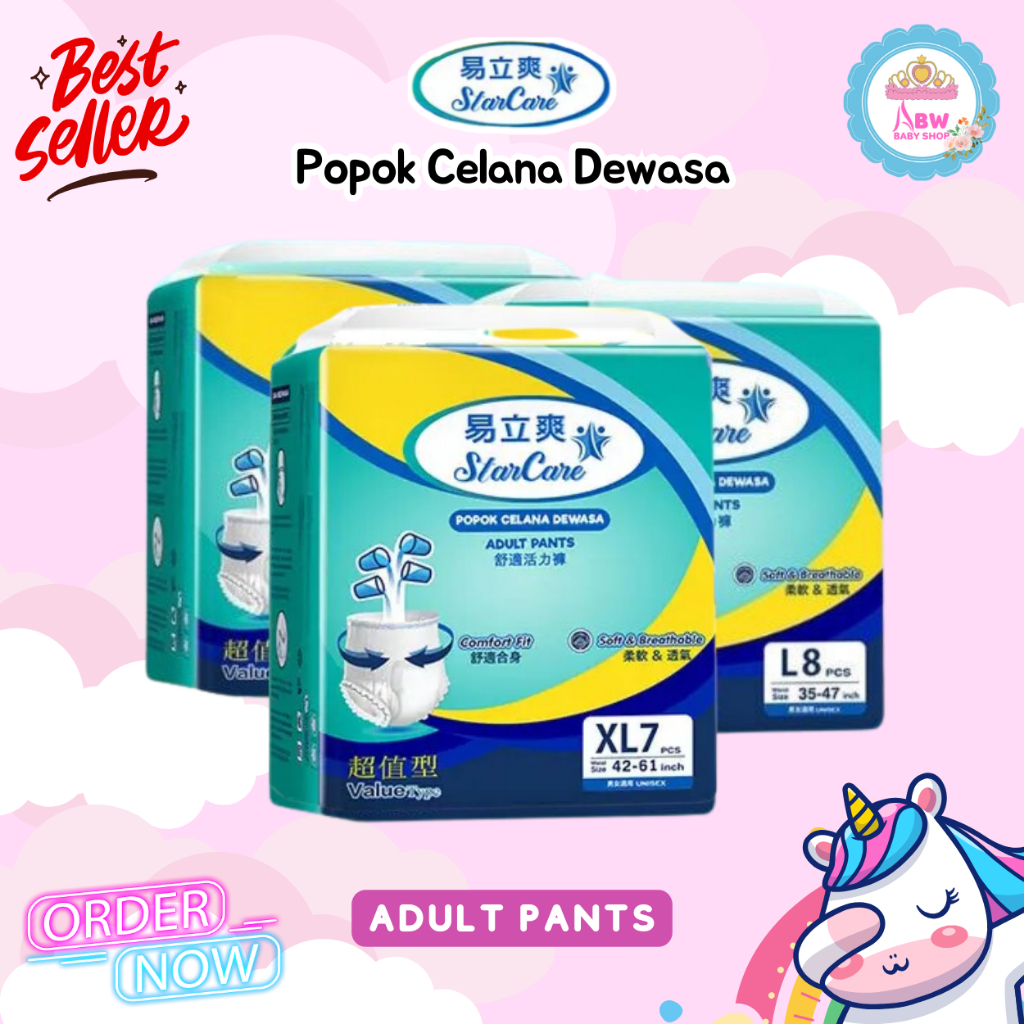 Jual BUNDLE ISI 2 Starcare Adult Pants Size M L XL / Popok Celana Dewasa Berkualitas Star Care ...